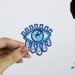 Crying Eye Patch, All-seeing Eye Patch, Iron on Patch, Embroidered ...