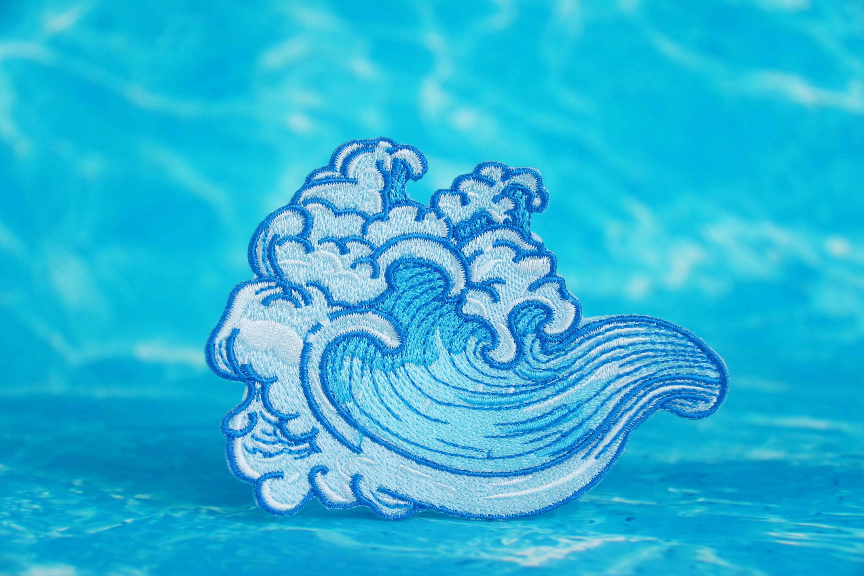 Gorgeous Sea Wave Patch, Wave Patch, Aesthetic Patch, Iron on Patch ...