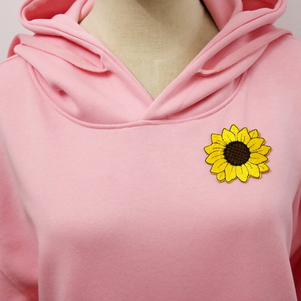 Sunflower Applique Iron On - Etsy