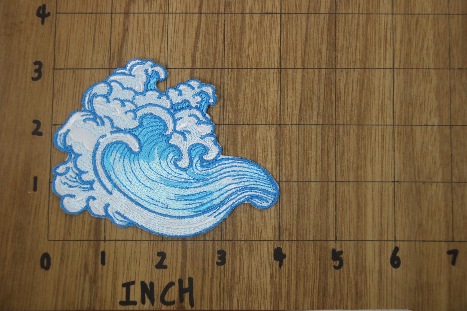 Gorgeous Sea Wave Patch, Wave Patch, Aesthetic Patch, Iron on Patch ...
