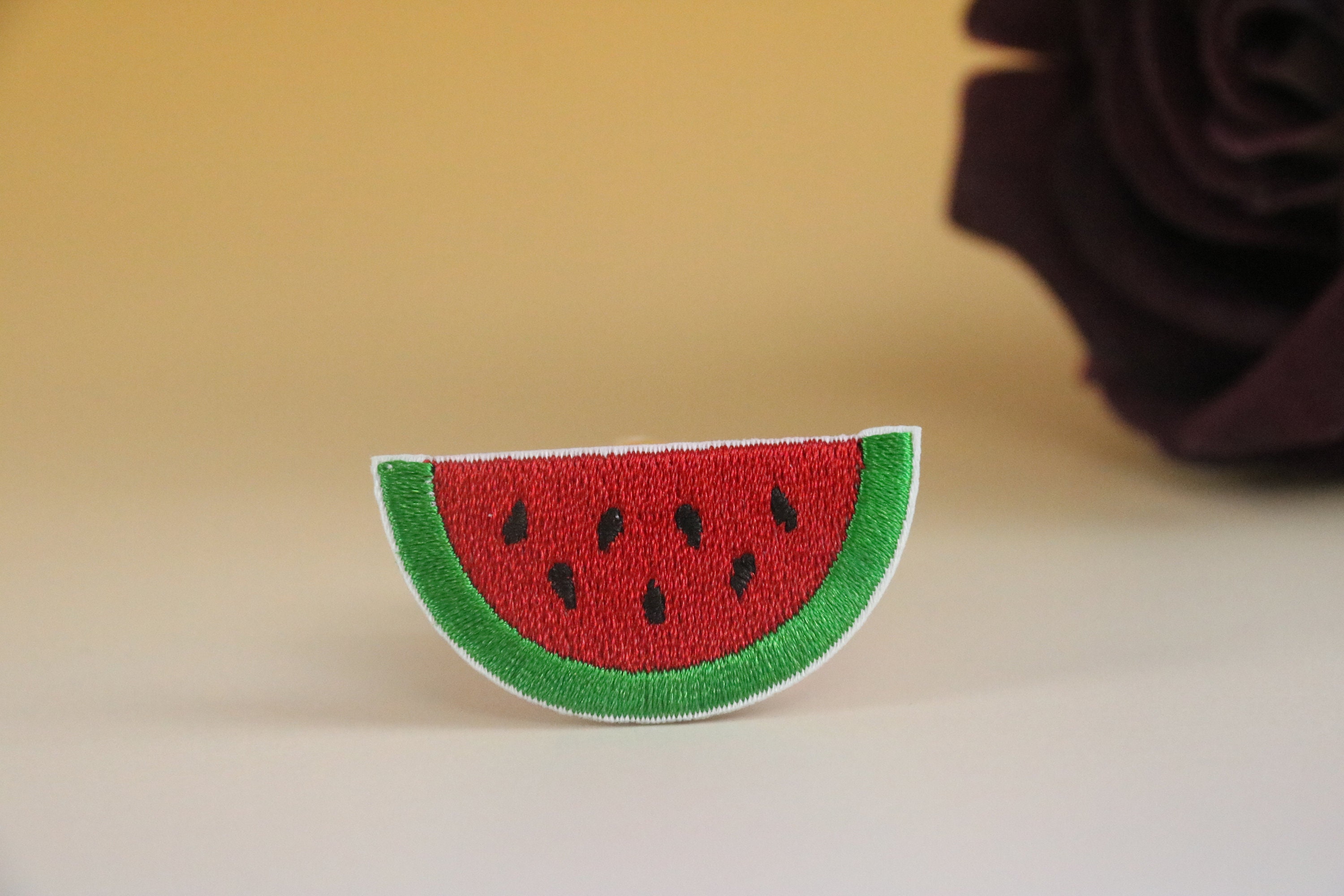 Little Tiny Watermelon Patch, Iron on Patch, Embroidered Patch ...