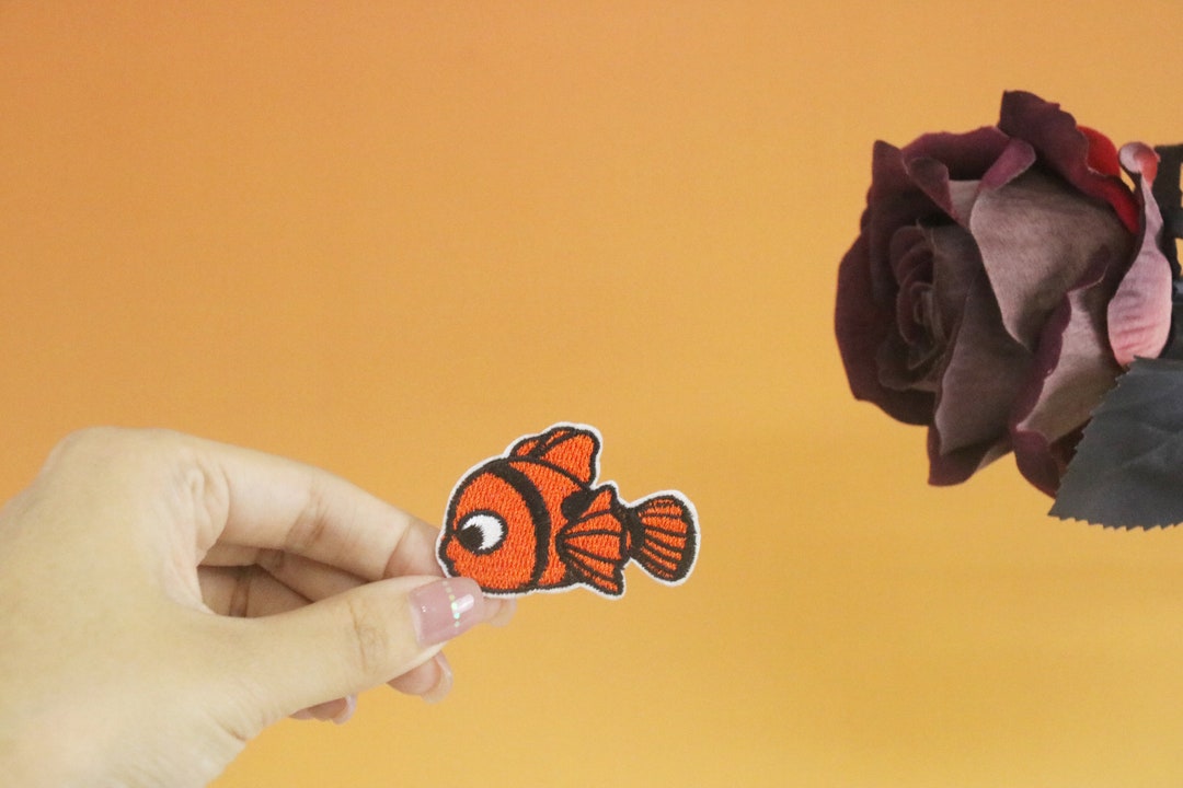 Clownfish Patch, NEMO Patch, Iron on Patch, Embroidered Patch, Applique ...