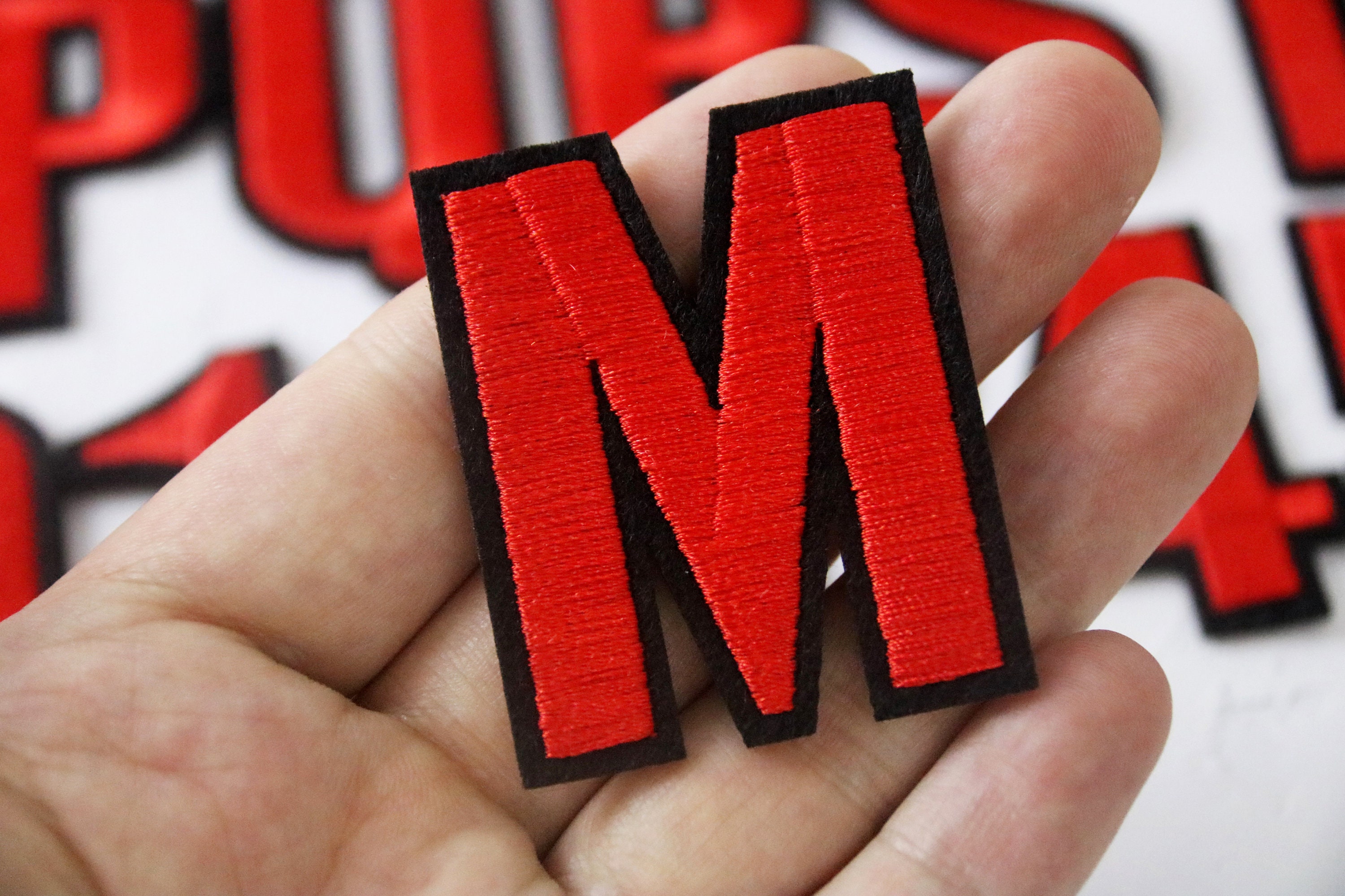 Personalized Letters Patch, Number Patch, Iron on Patch, Embroidered ...