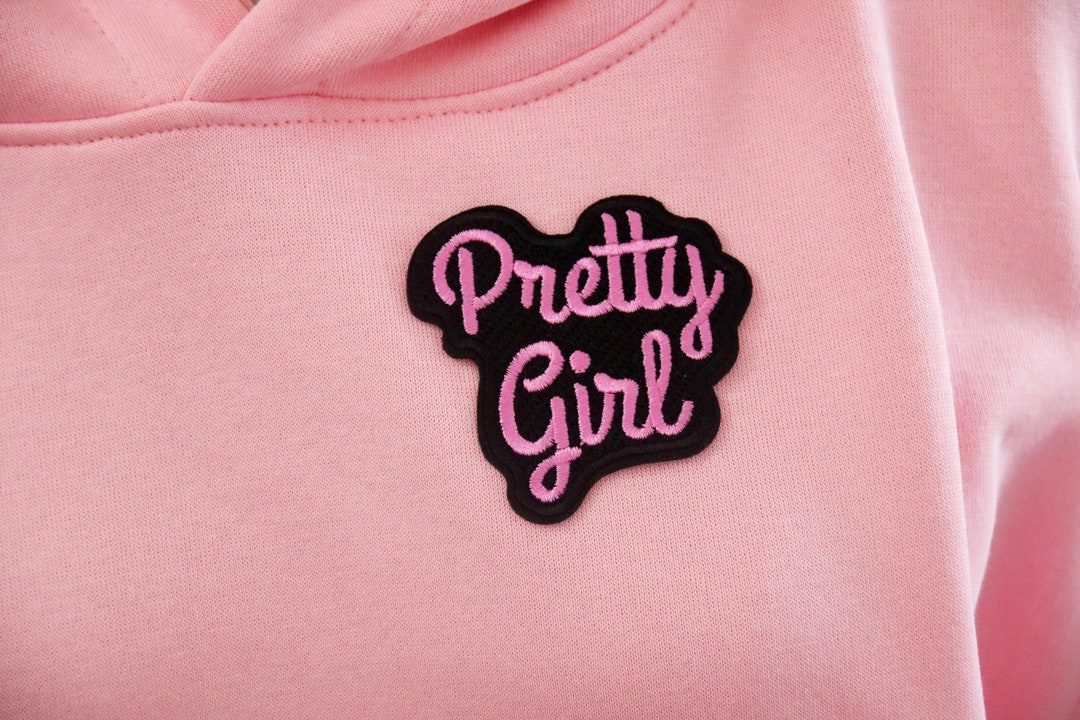 Pretty Girl Patch, Girly Patch, Iron on Patch, Embroidered Patch ...