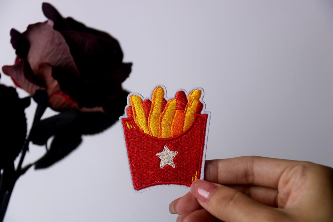 Chips Patch, French Fries, Iron on Patch, Embroidered Patch, Applique ...