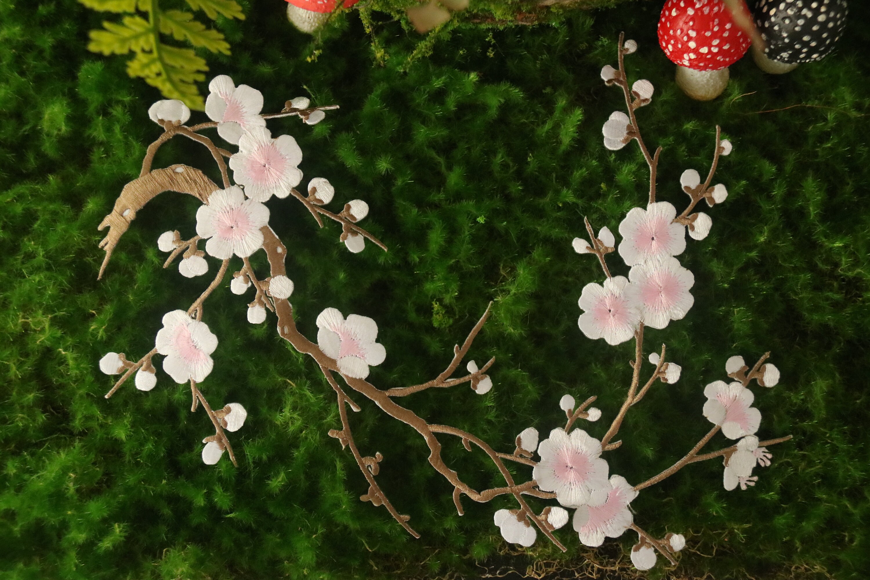 Gorgeous Large Cherry Blossom Patch, Plum Blossom Patch, Flower Patch ...