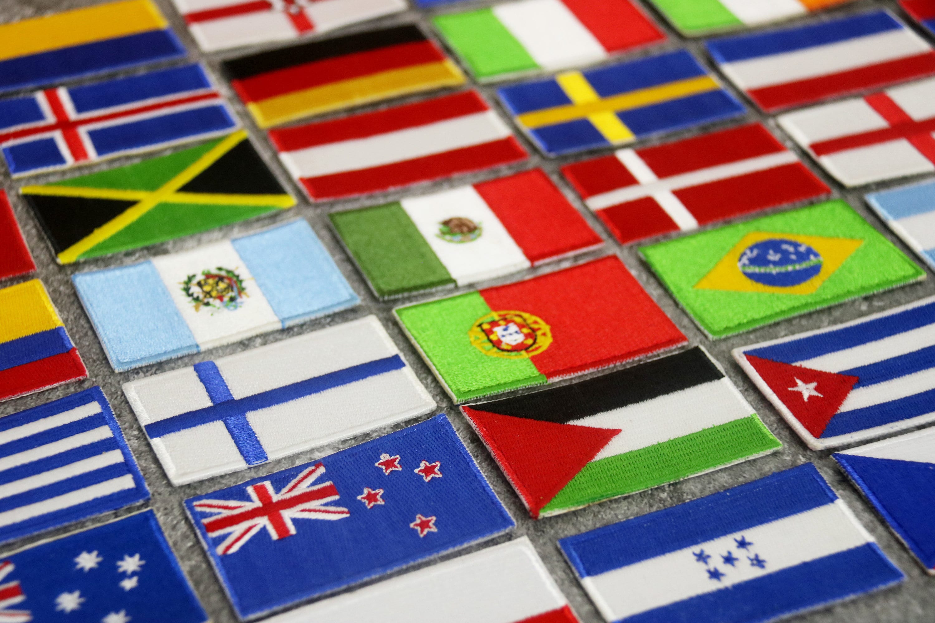 High Quality National Flag Patch, Flag Patch, Iron on Patch, Embroidered Patch, Applique, Iron ...