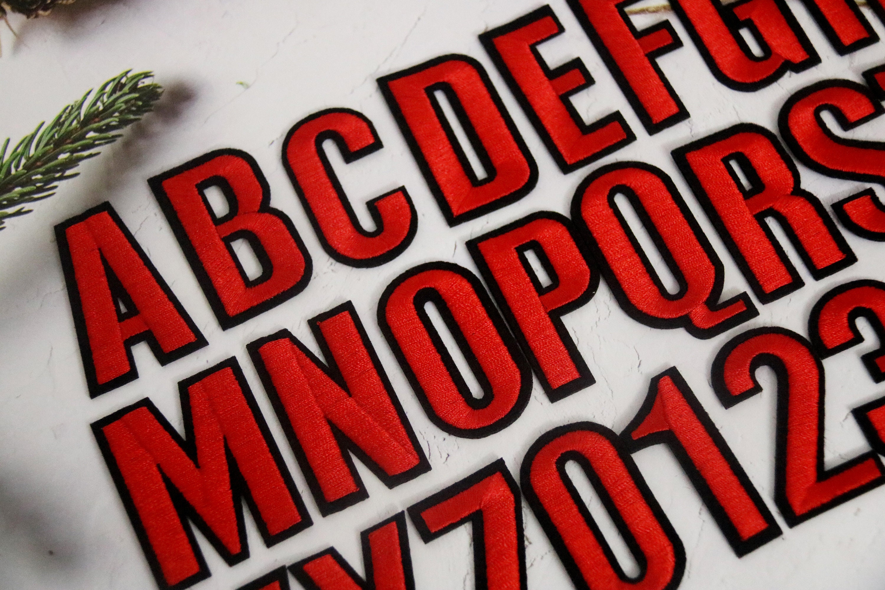 Personalized Letters Patch, Number Patch, Iron on Patch, Embroidered ...