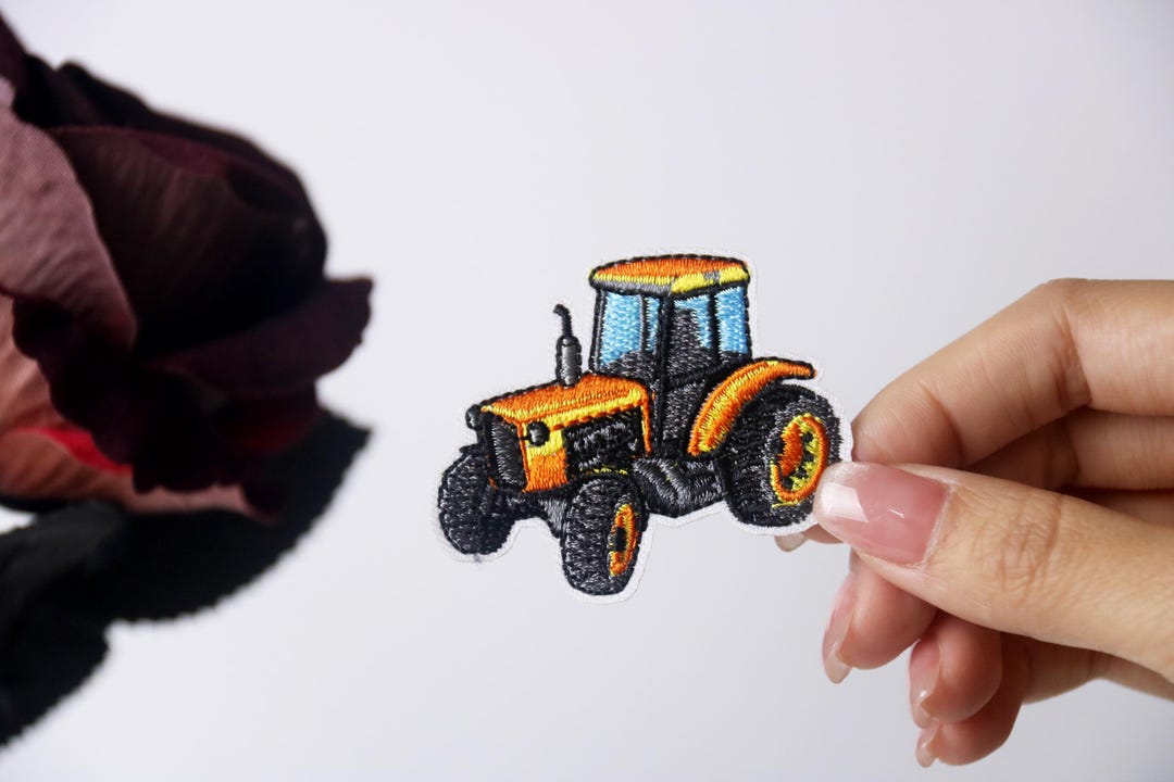 Tractors Patch, for Kid, Vehicle, Iron on Patch, Embroidered Patch ...
