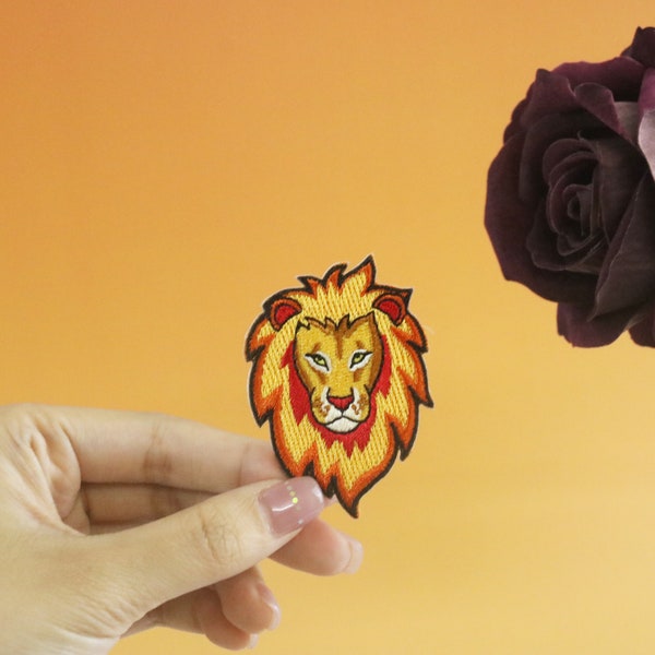 Lion Patch - Etsy