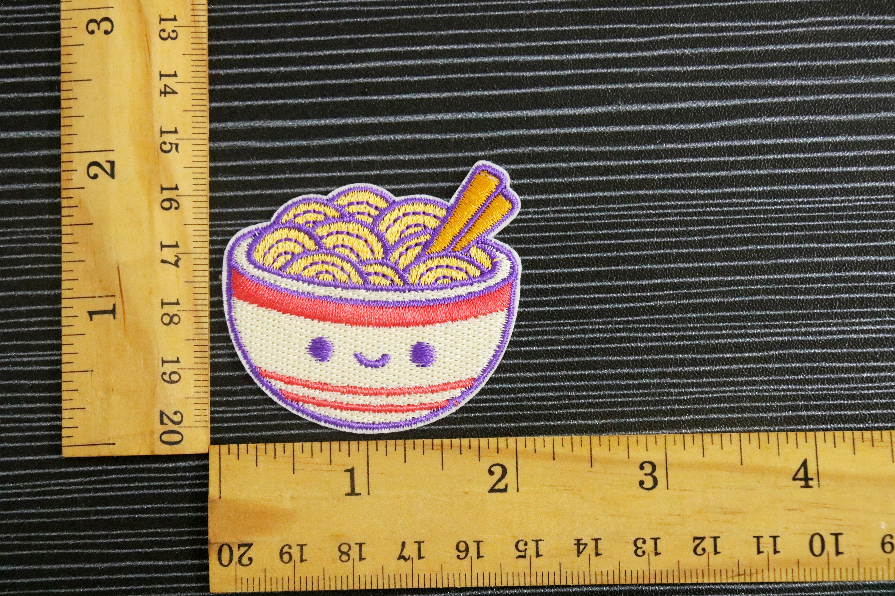 Noddles Patch, Ramen Patch, Iron on Patch, Embroidered Patch, Applique, Iron on Clothing Labels ...