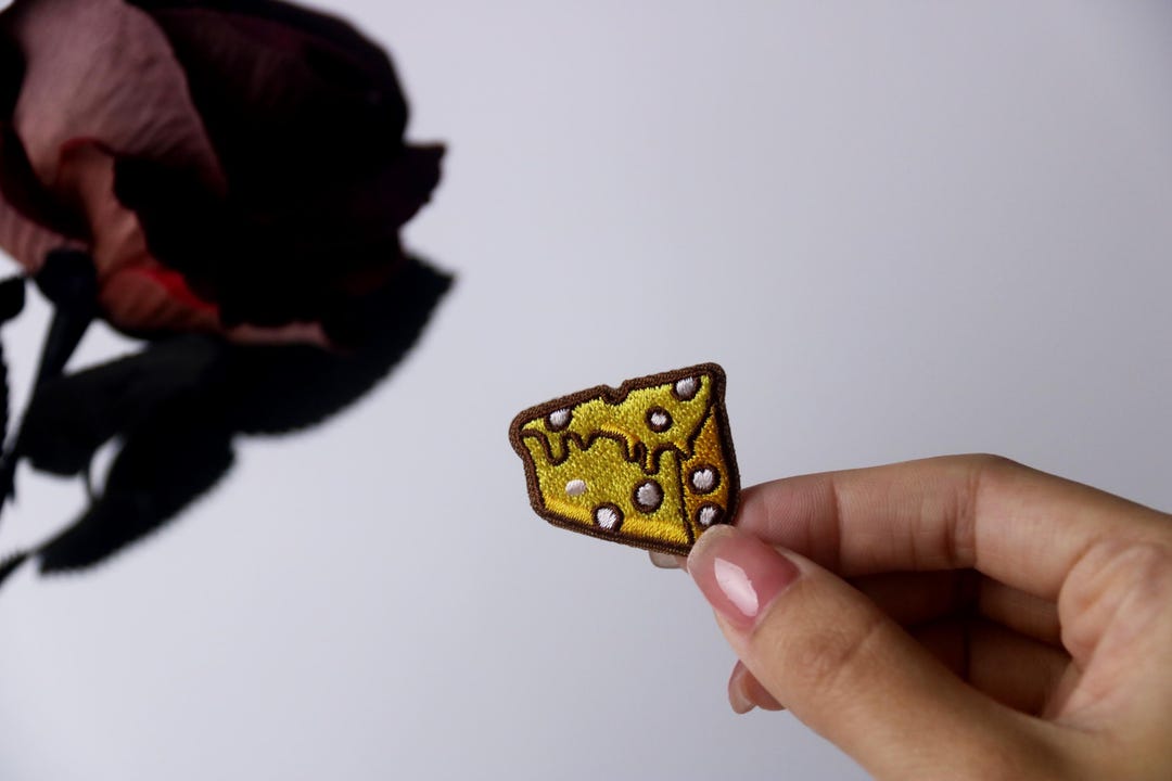 Cheese Patch, Food Patch, Iron on Patch, Embroidered Patch, Applique ...