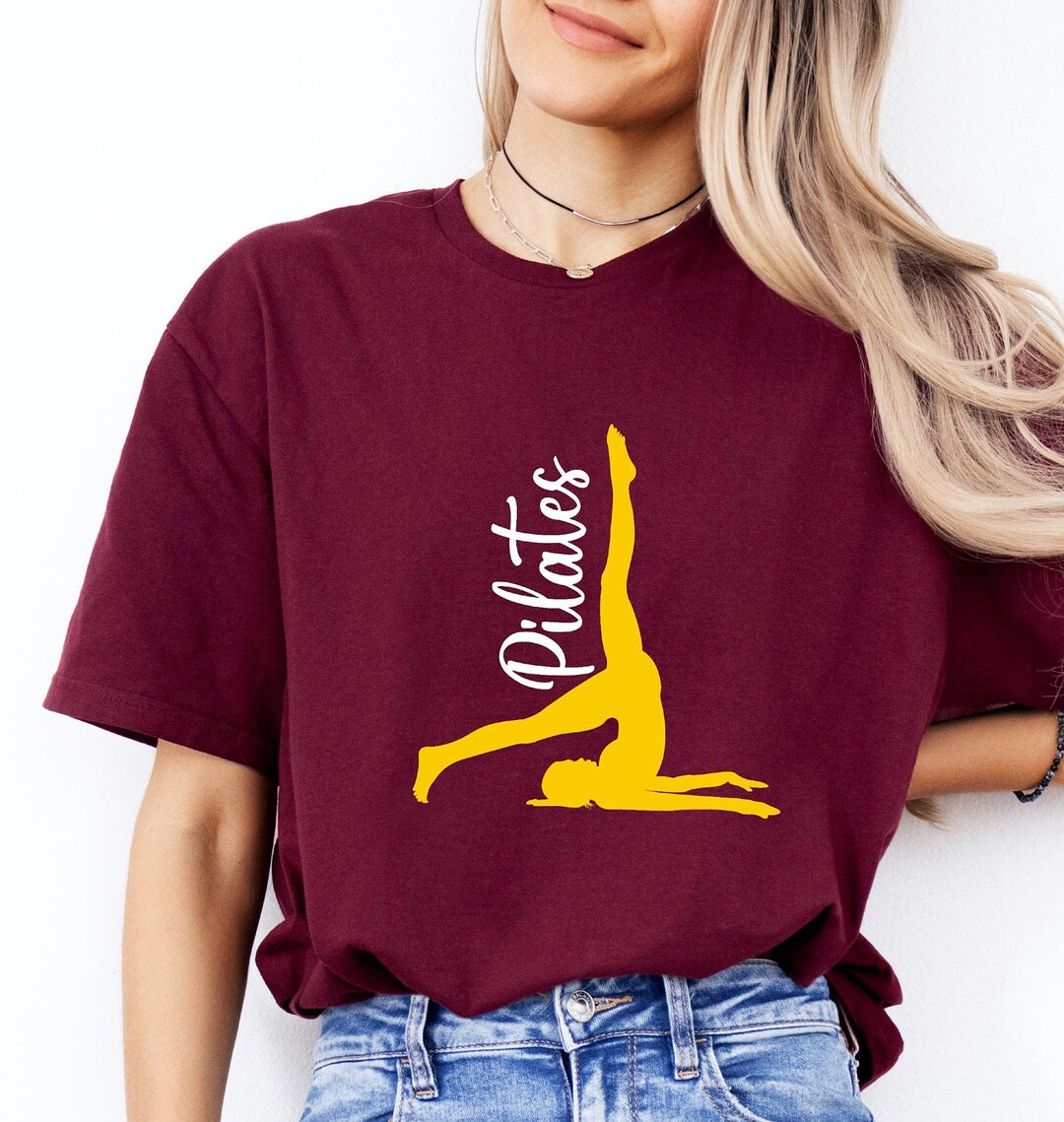 Pilates Shirt, Workout Motivation Shirt, Retro Pilates Shirt, Funny ...