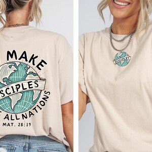 Go Make Disciples of All Nations Shirt, Christian Shirt, Inspiration ...