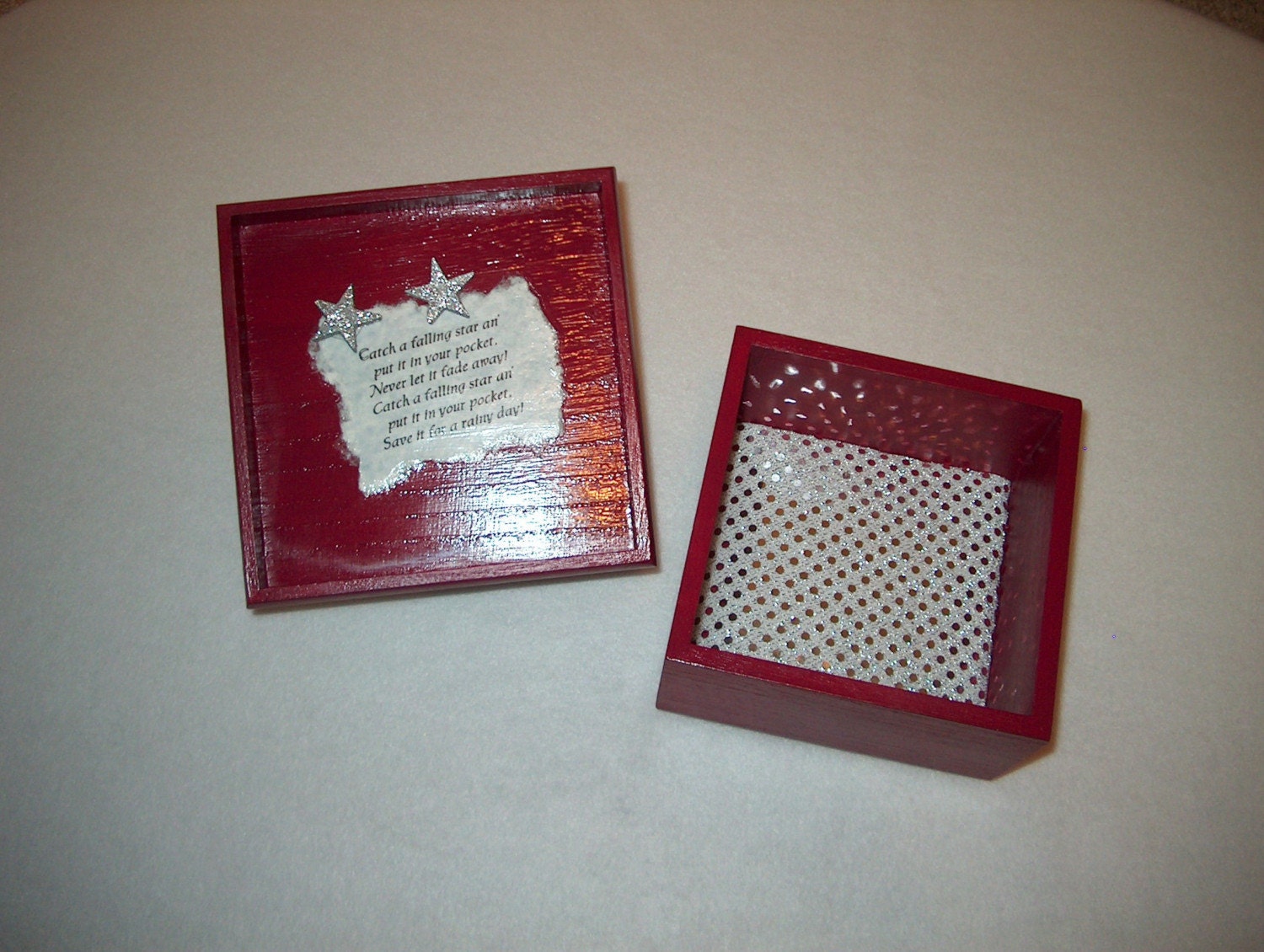 Memory Box-catch a Falling Star - Etsy