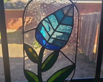Download Pattern for Stained Glass - Texas Bluebonnet - Etsy