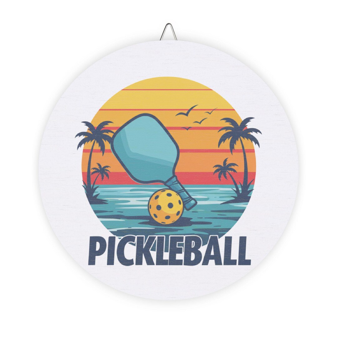 Pickleball Wood Signs, Beach Wall Decor, Home Decor Sign, Wooden Plaque ...