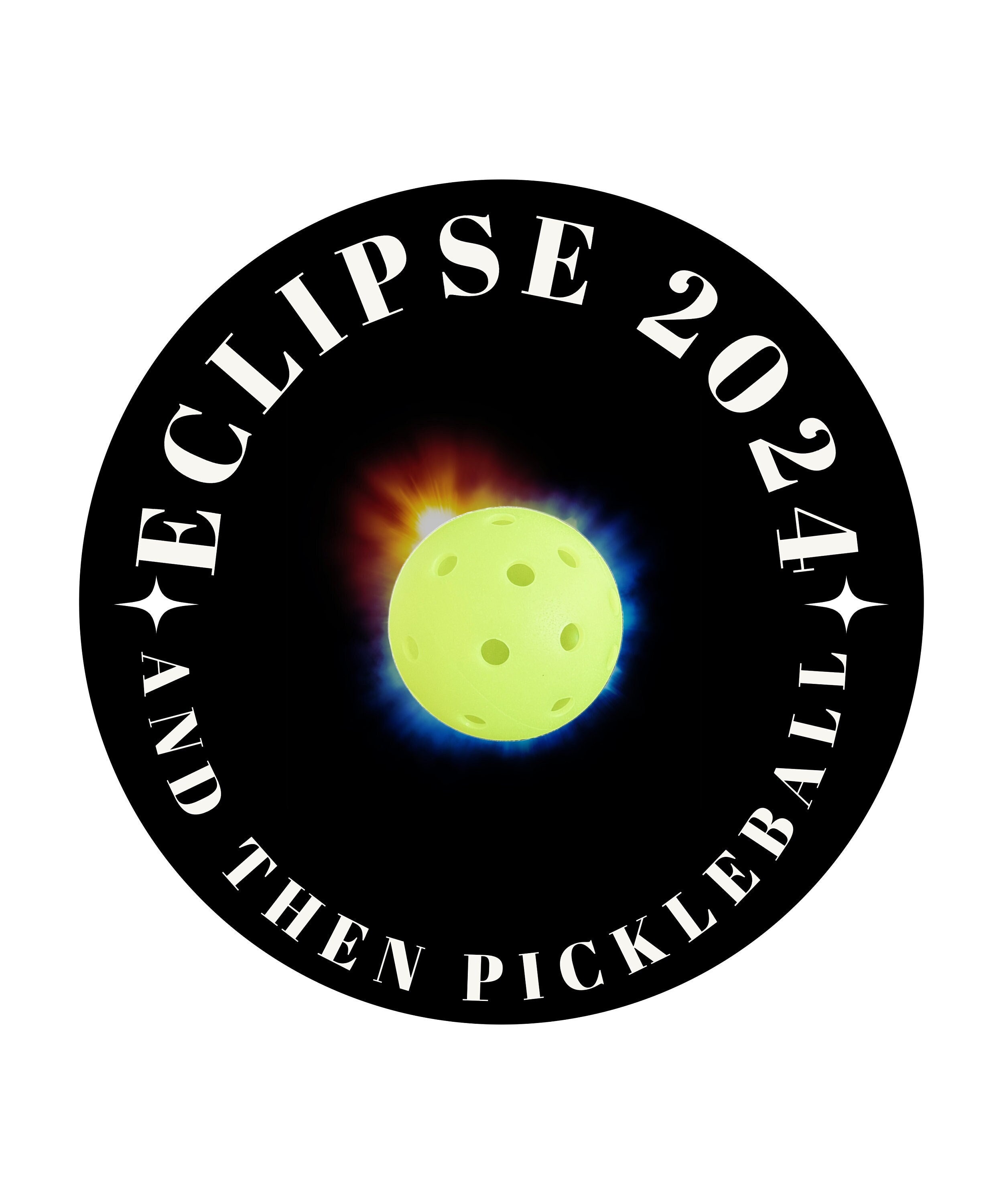 Solar Eclipse Pickleball PNG Digital Download. - Etsy
