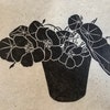 Hand Printed Linocut Norway Spruce Christmas Card - Etsy