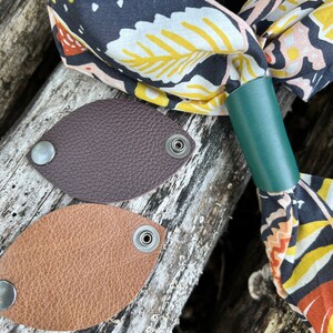 Bandana Slide - Leather Scarf Bolo for Neckerchief, Wildrag and ...