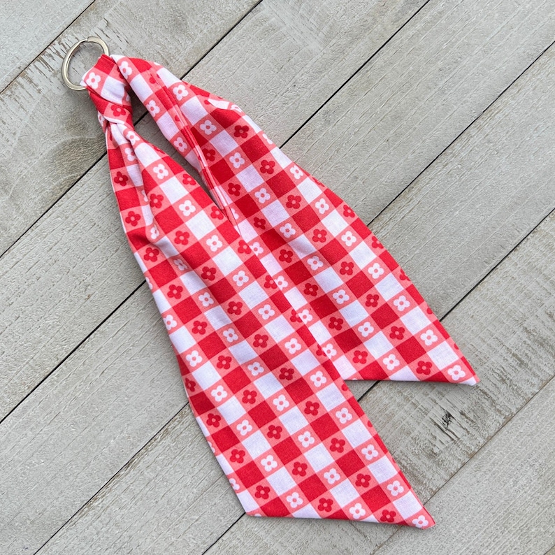 Scarf Keychain, Bag Charm or Zipper Pull - Etsy