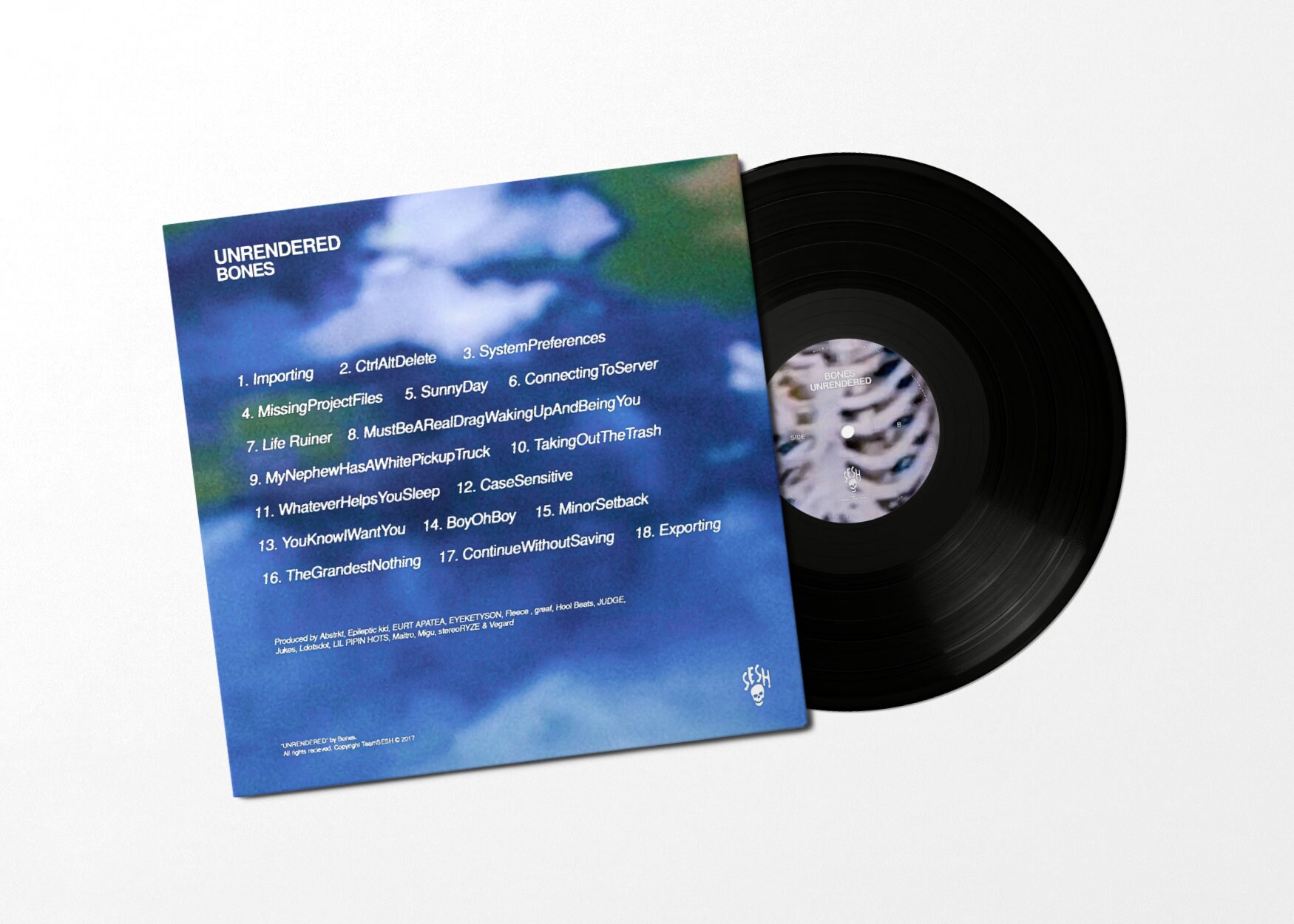 UNRENDERED Vinyl: Bones - Etsy