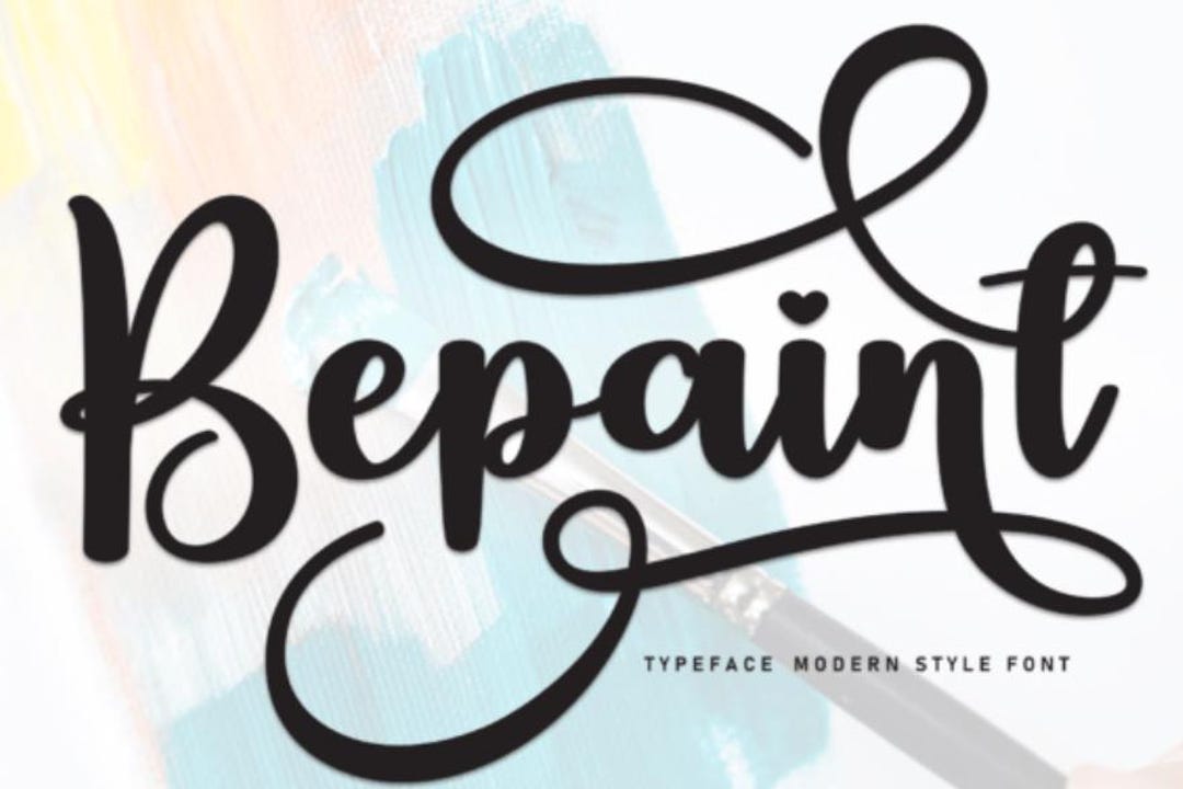 Bepaint Font, Minimalist Font, Cricut Fonts, Casual Font, Modern Font, Fonts for Crafts, Cursive ...