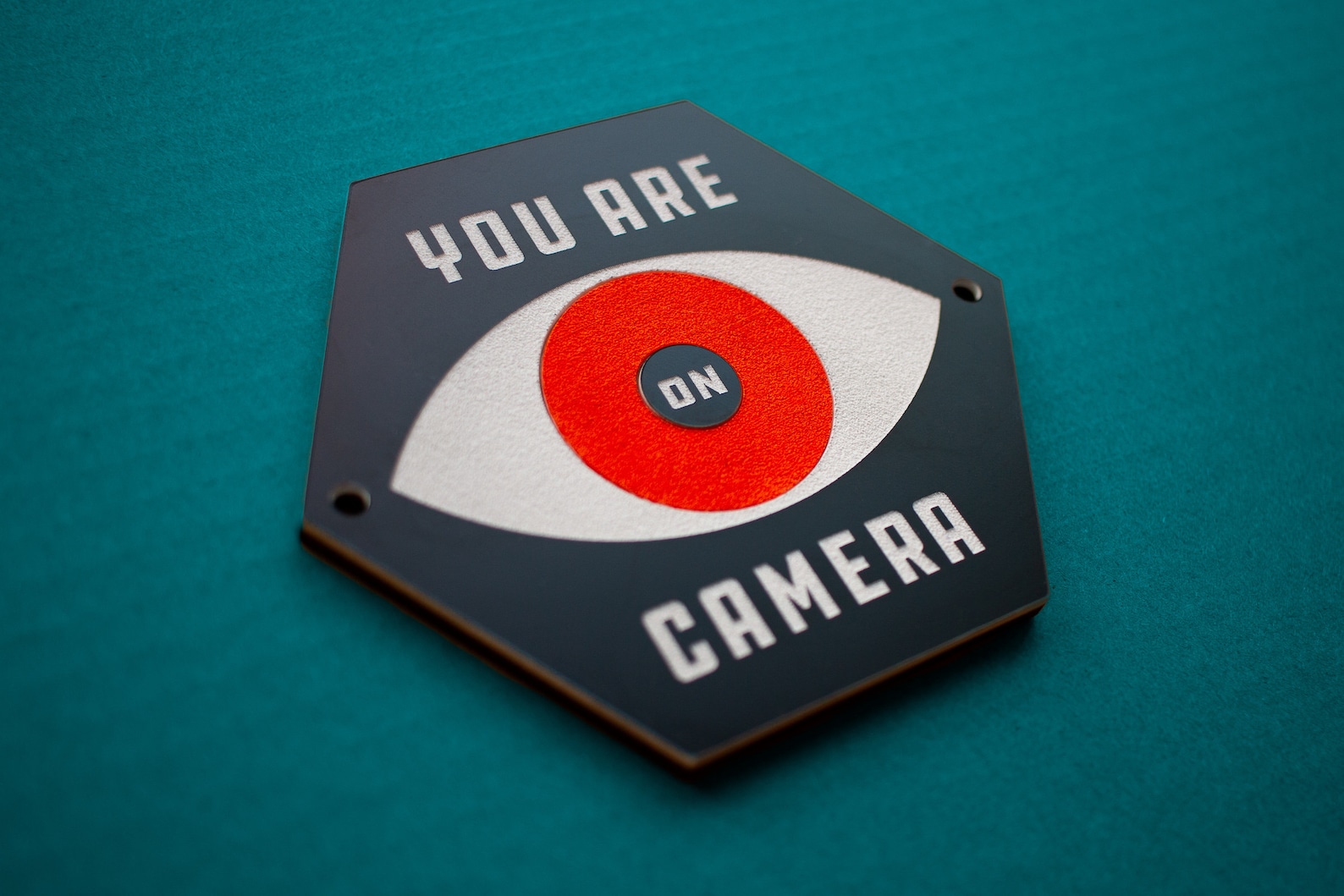 You Are on Camera Sign Mid-century Modern Surveillance Sign - Etsy