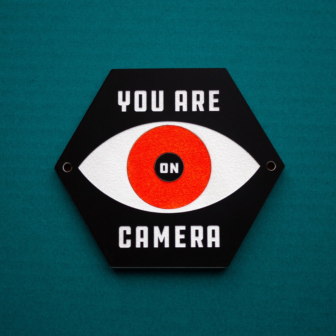 You Are on Camera Sign Mid-century Modern Surveillance Sign - Etsy