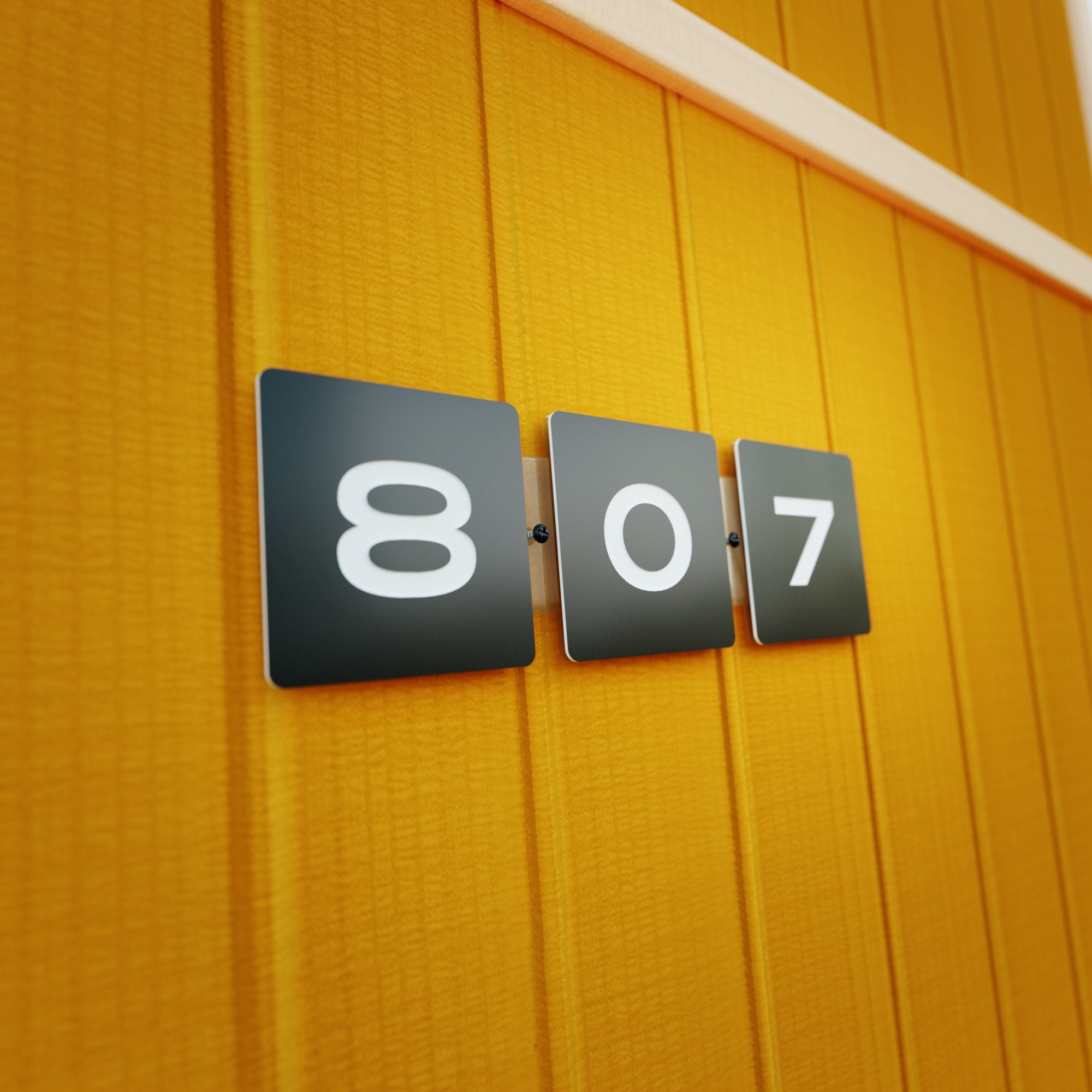 Eichler House Numbers - Horizontal - Custom! Mid-century Style Laser ...
