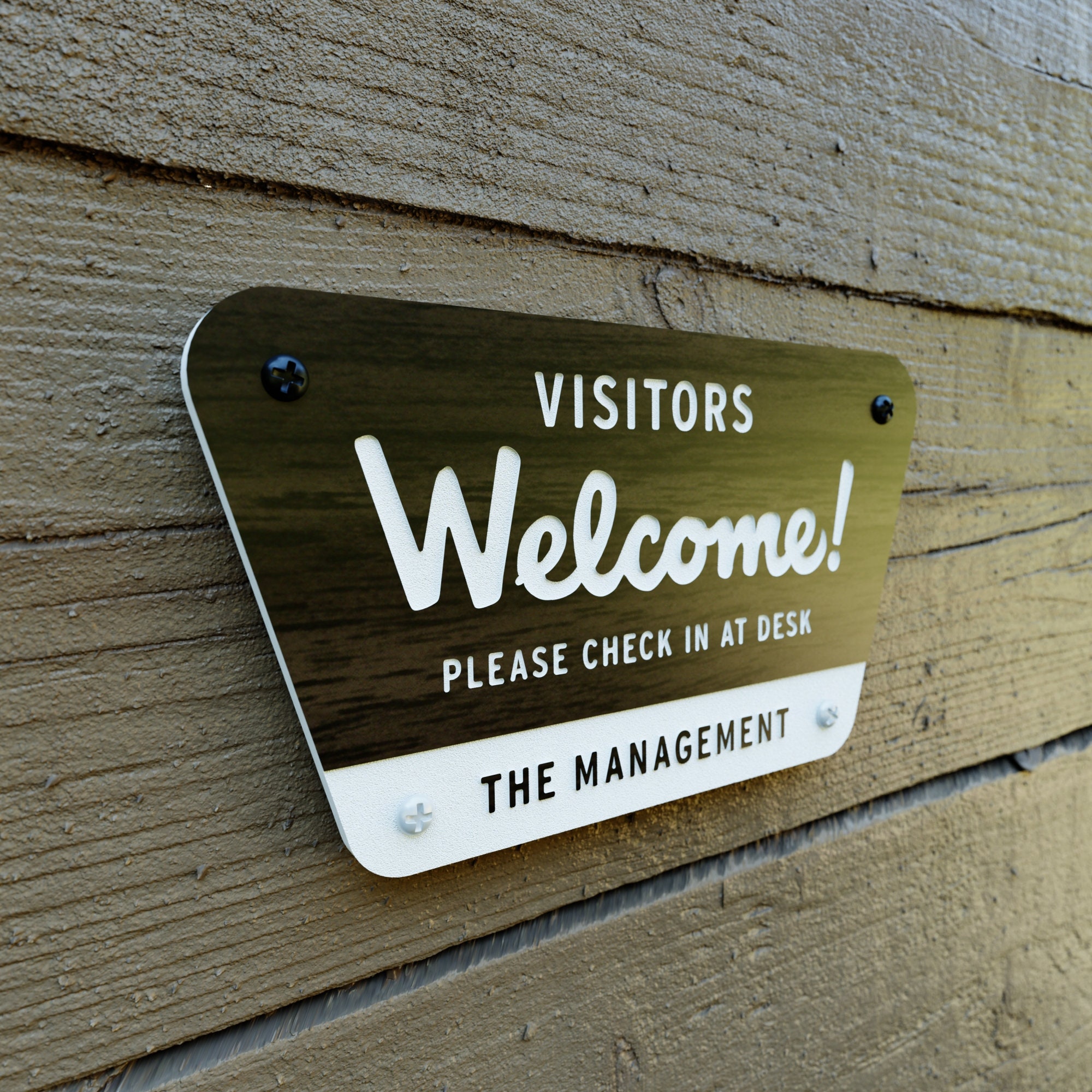 Welcome Sign National Parks Style Custom Text Laser Cut | Etsy