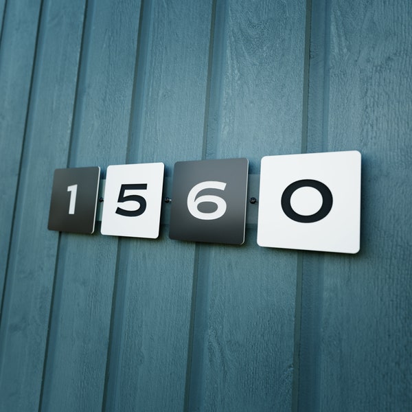 Mid Century House Numbers - Etsy