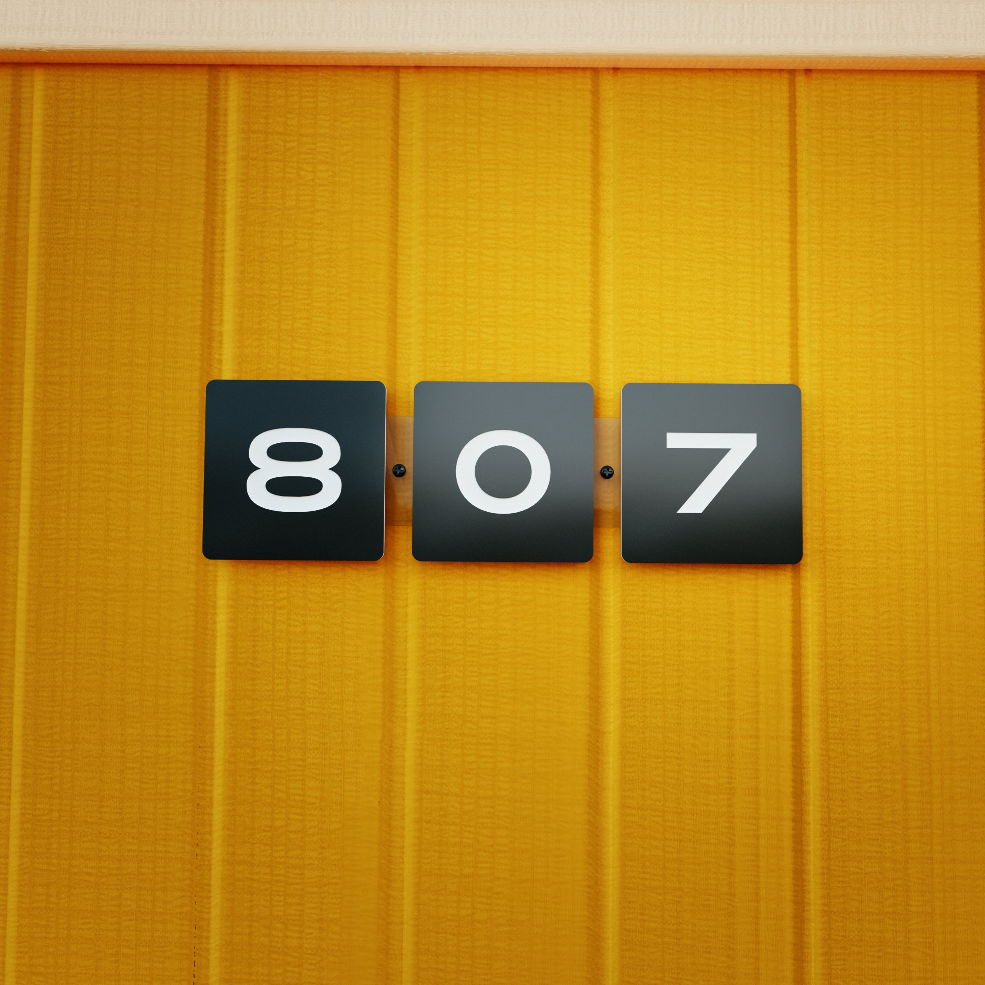 Eichler House Numbers - Horizontal - Custom! Mid-century Style Laser ...