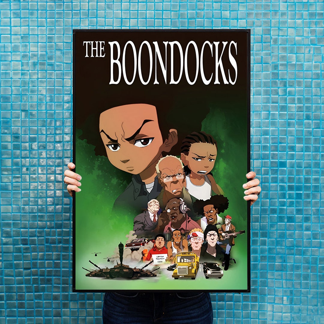 The Boondocks Poster for Living Room, Home Decor Canvas Wall Art Print ...