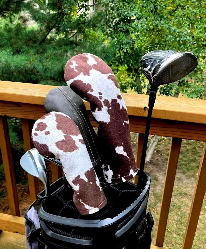 Traditional Brown Holstein Golf Club Headcover - Etsy
