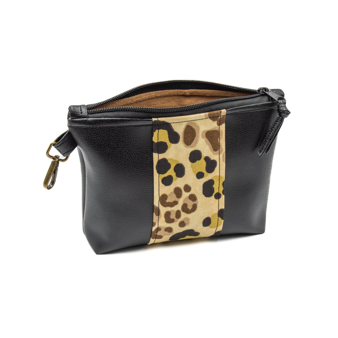 Leopard Zipper Valuables Pouch - Etsy