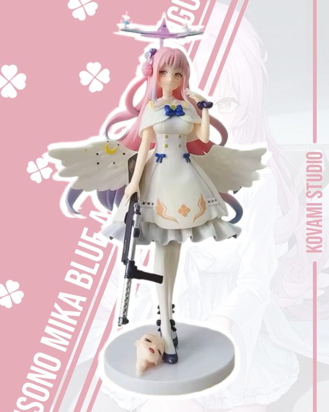 Misono Mika Blue Archive Figure – Handmade Anime Figurine, Action ...