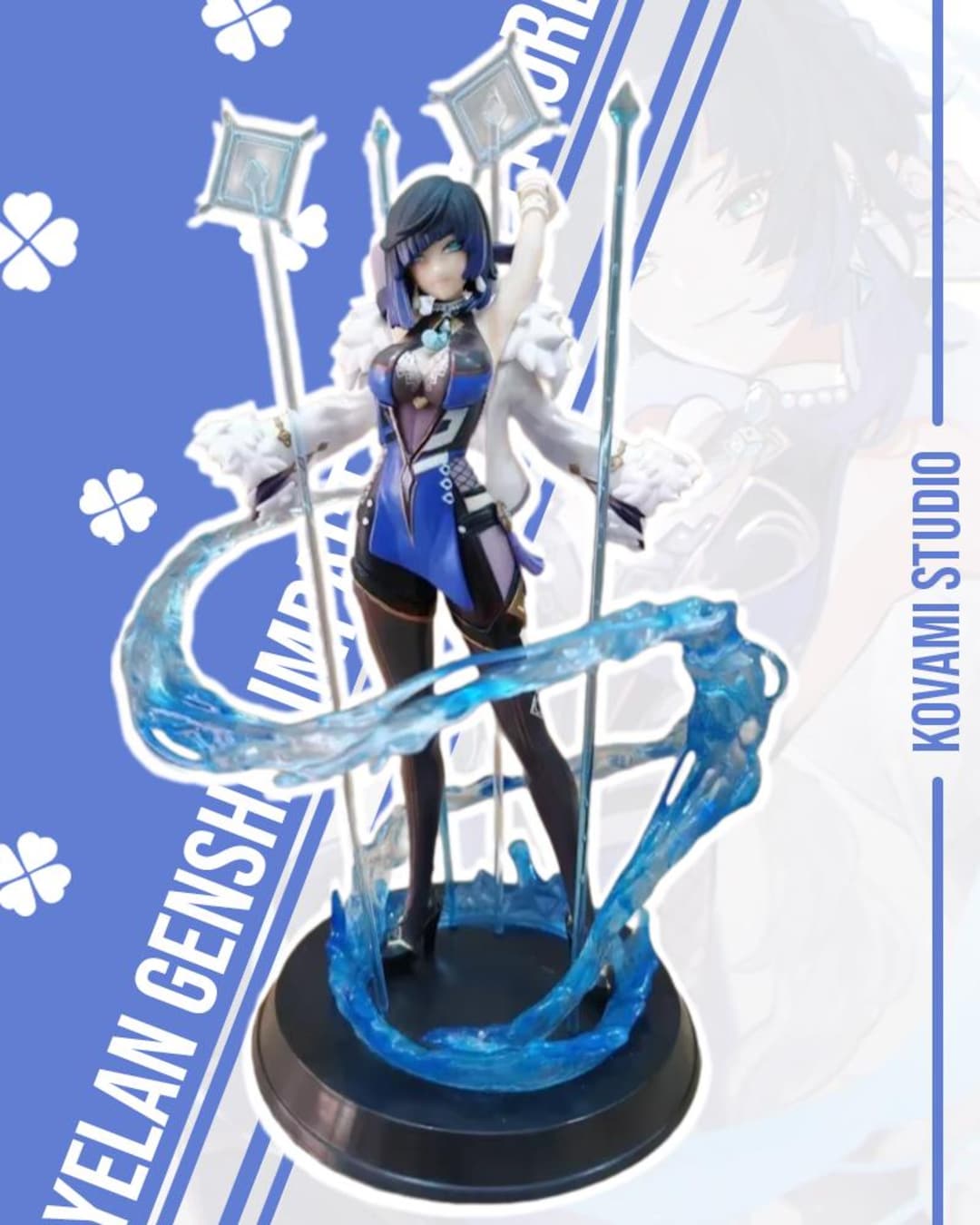 Yelan Genshin Impact Figure – Handmade Anime Figurine, Action Figure ...