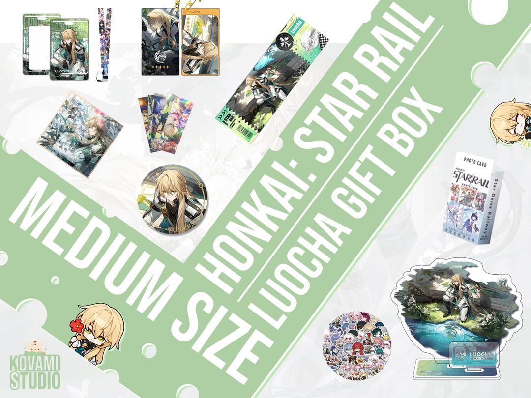 Luocha Honkai: Star Rail Gift Box Mystery Box Honkai Gift Box Anime ...