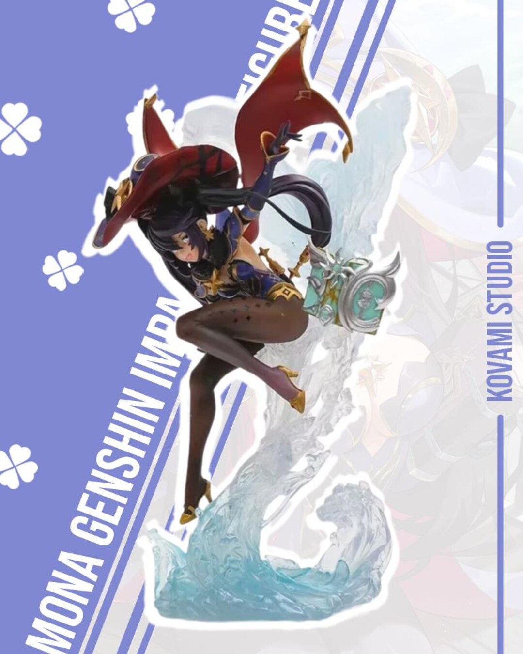 Mona Genshin Impact Figure – Handmade Anime Figurine, Action Figure ...