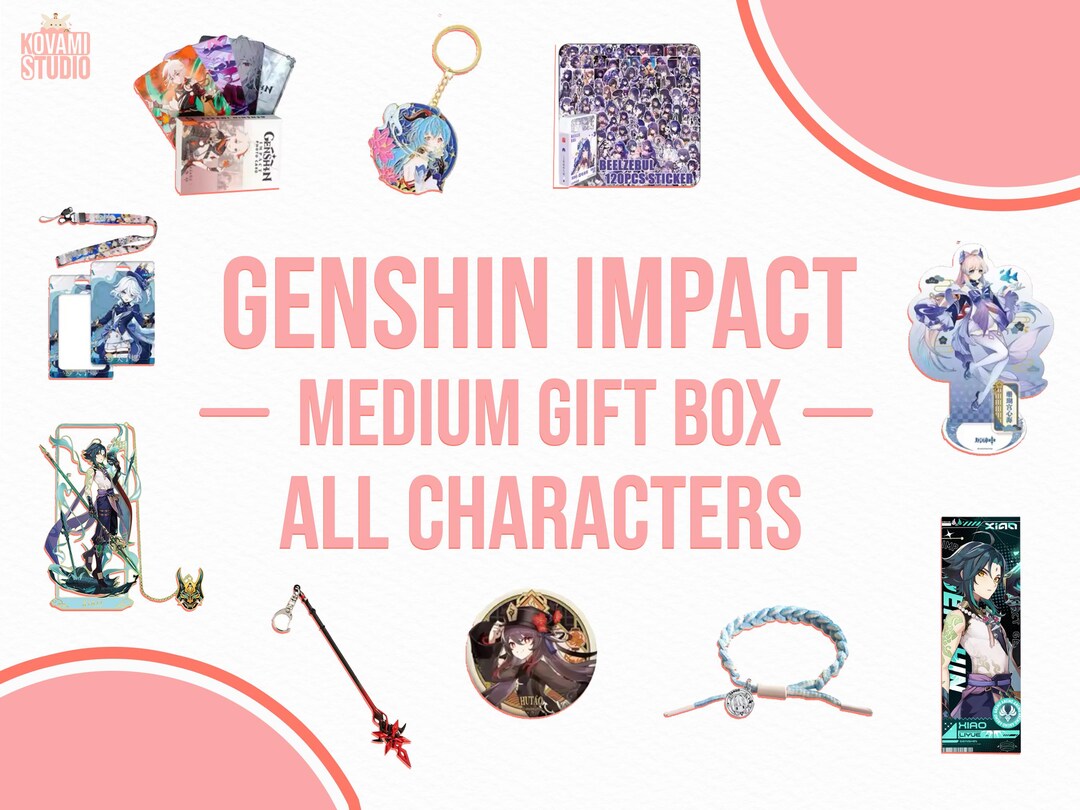 Genshin Impact Gift Box All Characters Mystery Box Surprise Box Anime ...