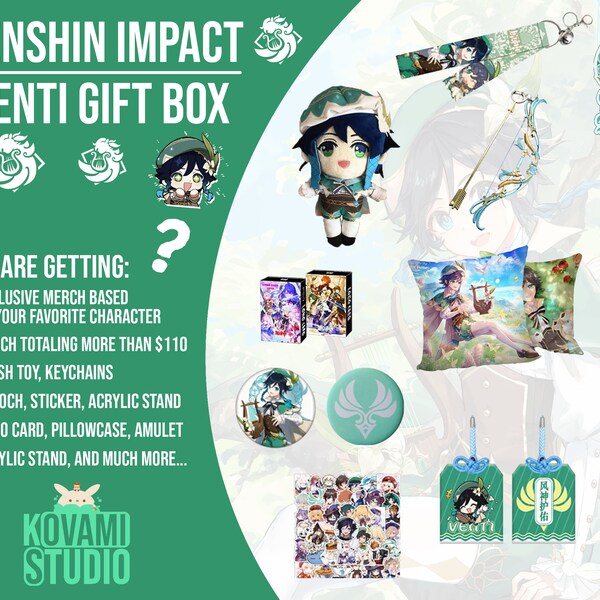 Genshin Venti Merch - Etsy