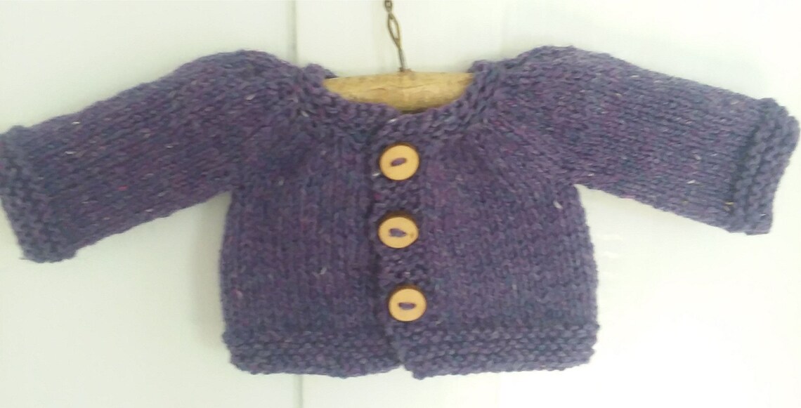 Knitting Pattern 16 Baby Doll Cardigan - Etsy