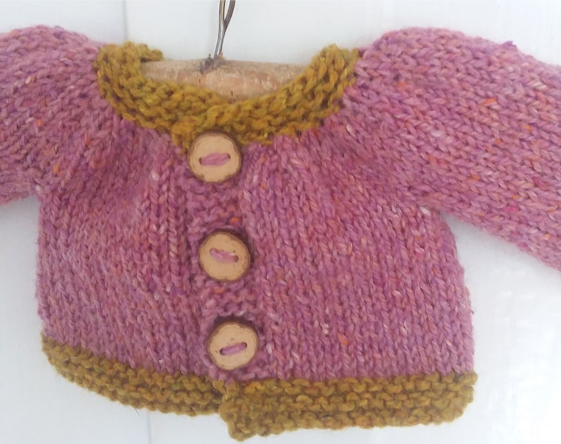 Knitting Pattern 16 Baby Doll Cardigan - Etsy