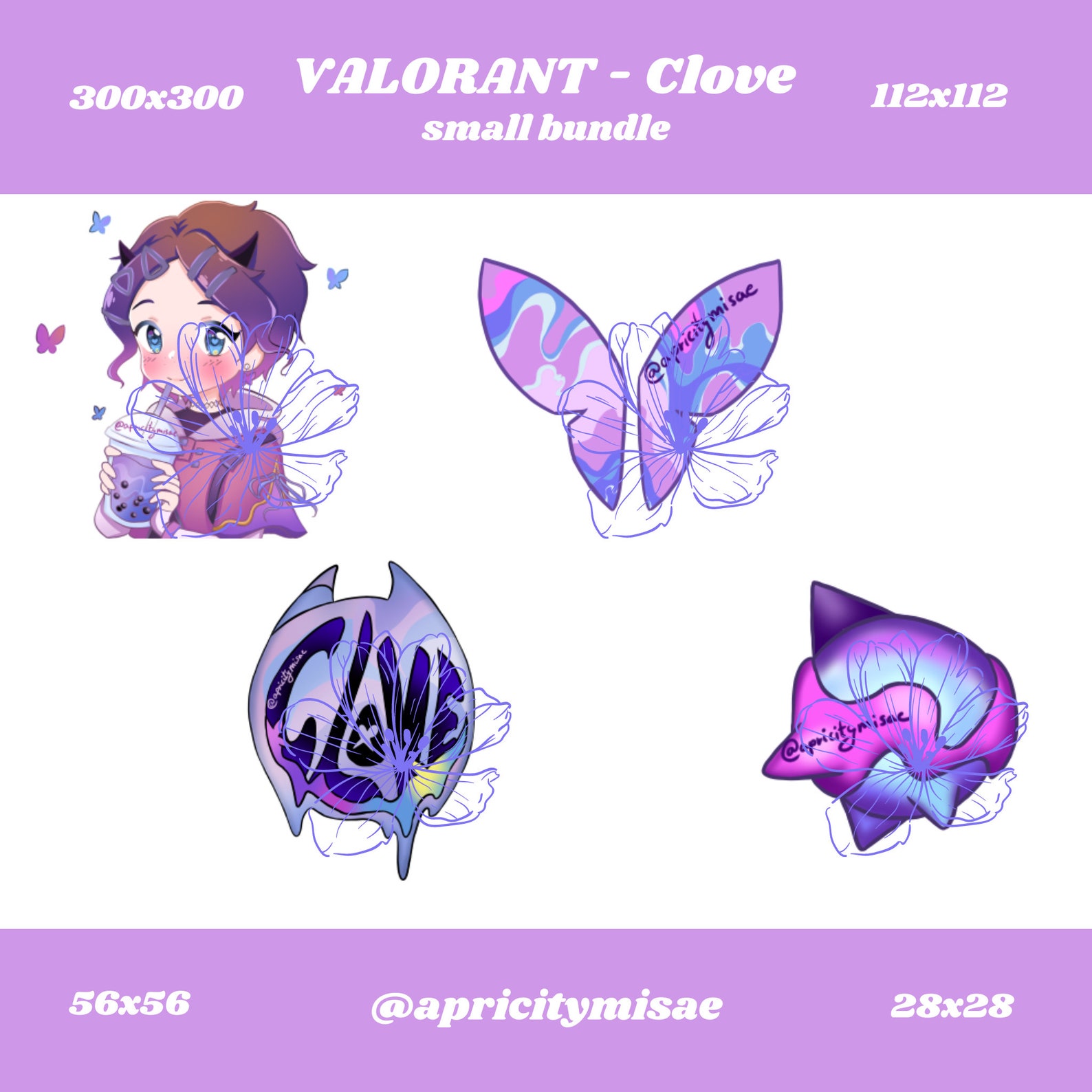 Clove, VALORANT Emotes, Clove Emotes, VALORANT Emotes, Twitch Emotes ...