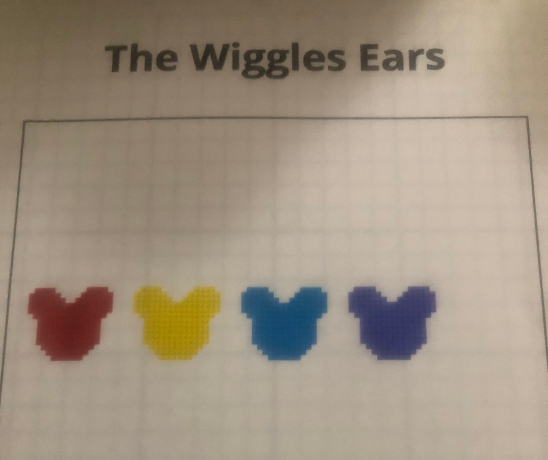 The Wiggles Ears Cross Stitch Pattern - Etsy