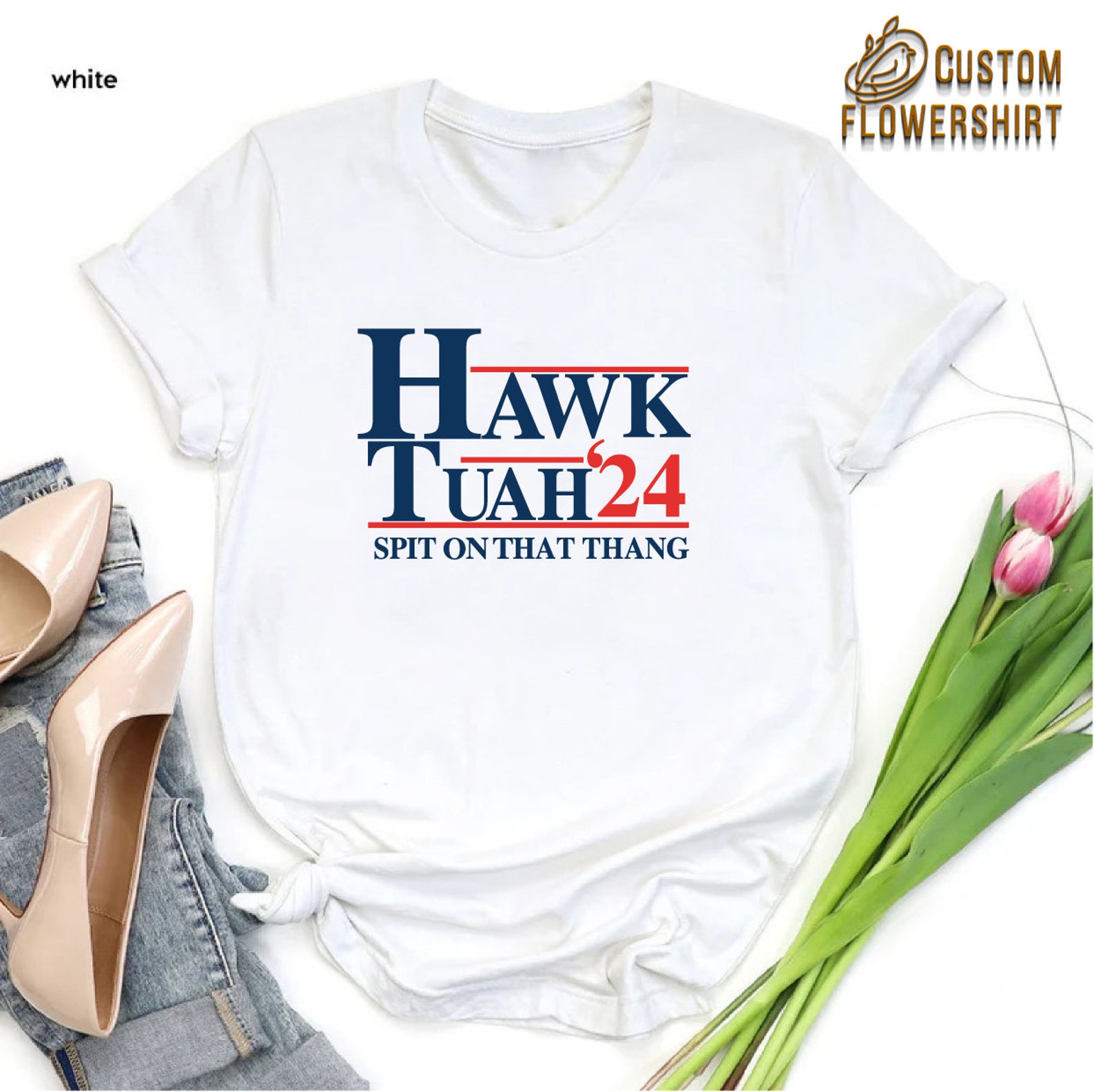 Hawk Tuah Shirt,hawk Tuah Spit on That Thang 2024 Tshirt,hawk Tuah 2024 ...