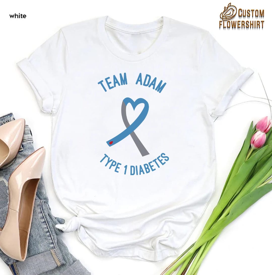Custom Type 1 Diabetes Shirt,diabetes Awareness T-shirt,diabetes ...