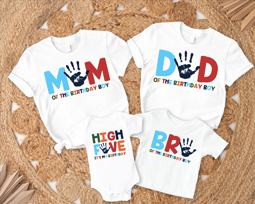 5th Birthday Shirt, High Five Shirt, Fifth Birthday Shirt, High Five ...