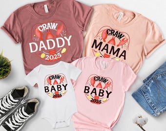 Craw Family Announcement Set....mama, Daddy, Baby Craw - Etsy